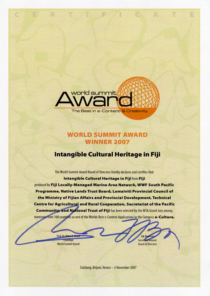 2007 World Summit Award winner